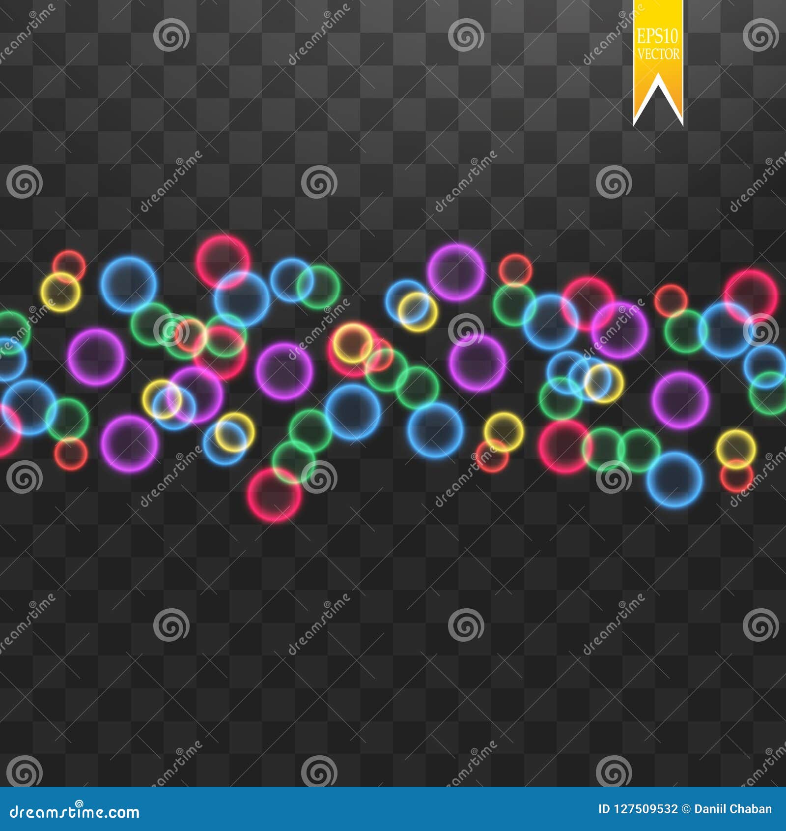 Abstract Multicolored Bubble Effect Explosion with Light Modern Design ...