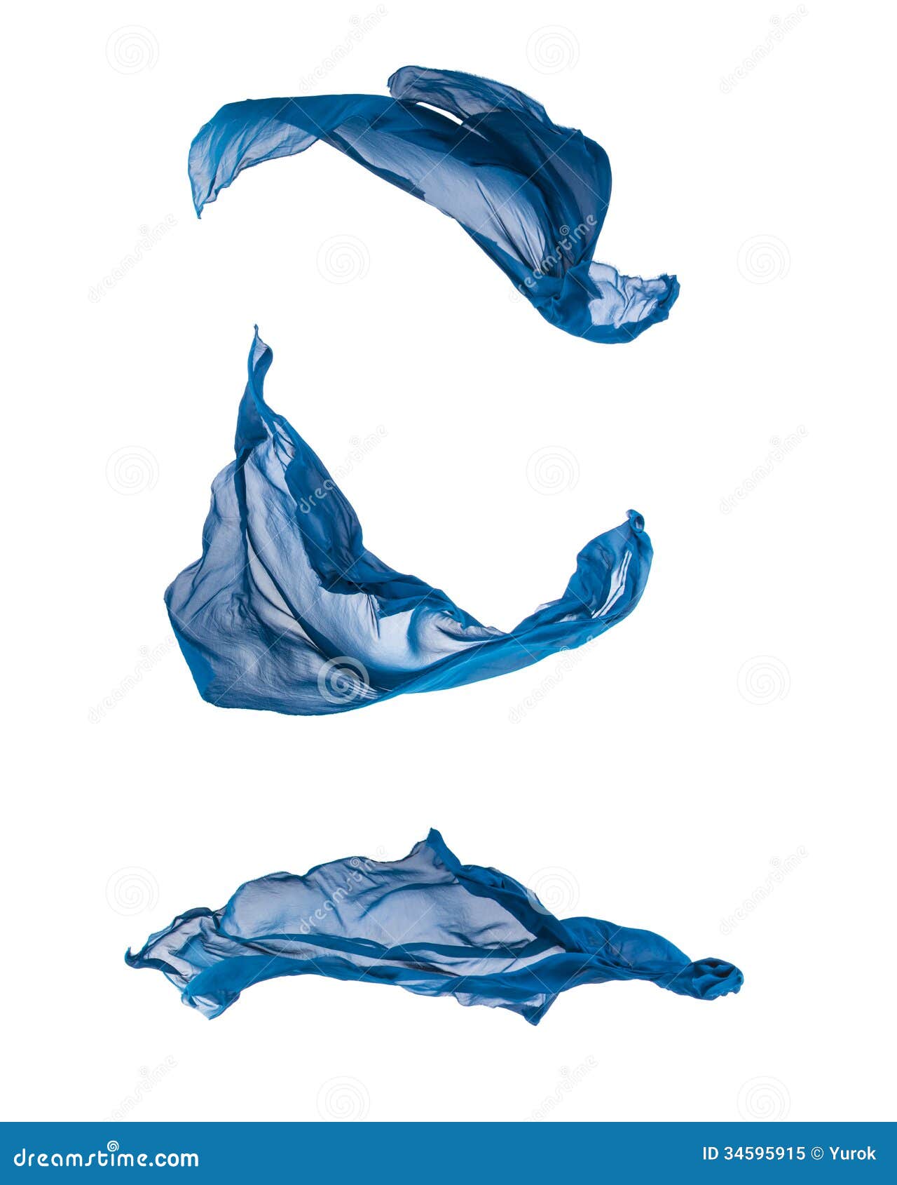 Abstract Multicolored Fabric in Motion Stock Image - Image of flowing ...