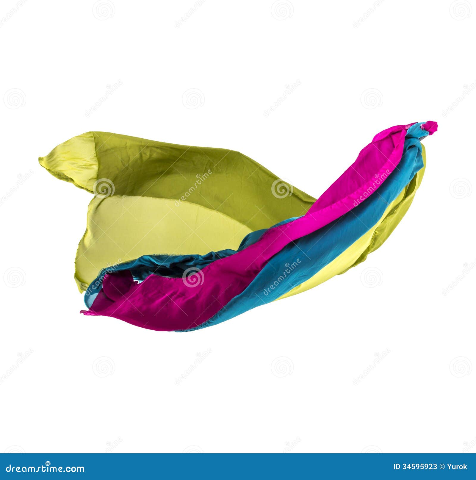 Abstract Multicolored Fabric in Motion Stock Image - Image of highspeed ...
