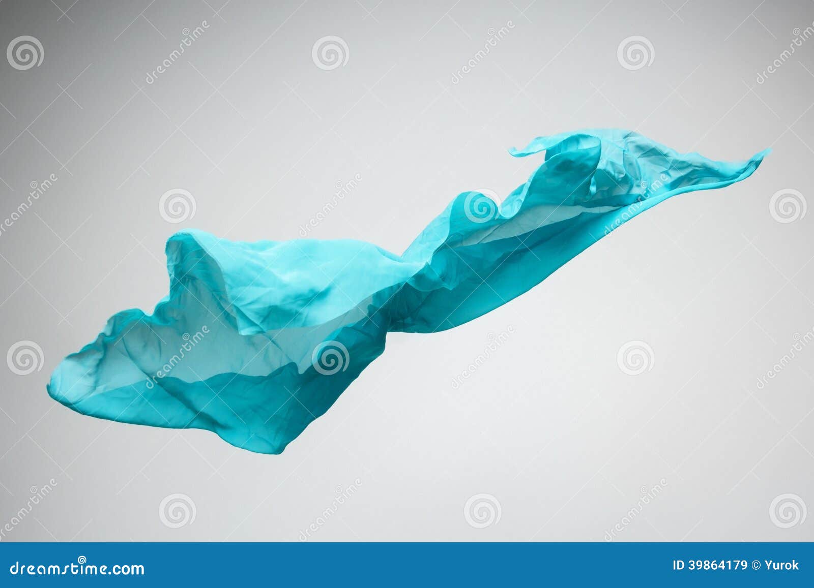 Abstract Multicolored Fabric in Motion Stock Illustration ...