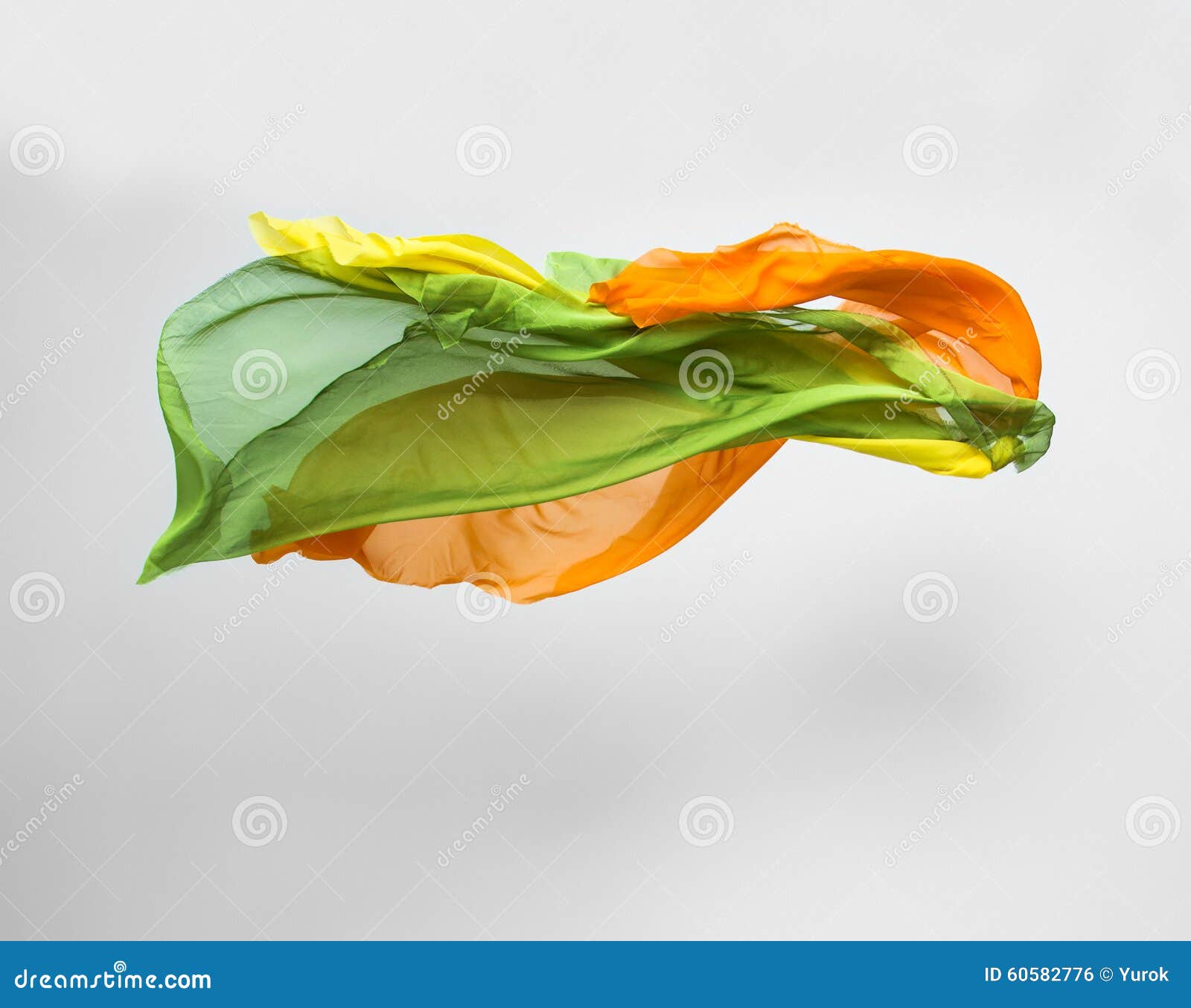 Abstract Multicolored Fabric in Motion Stock Photo - Image of design ...