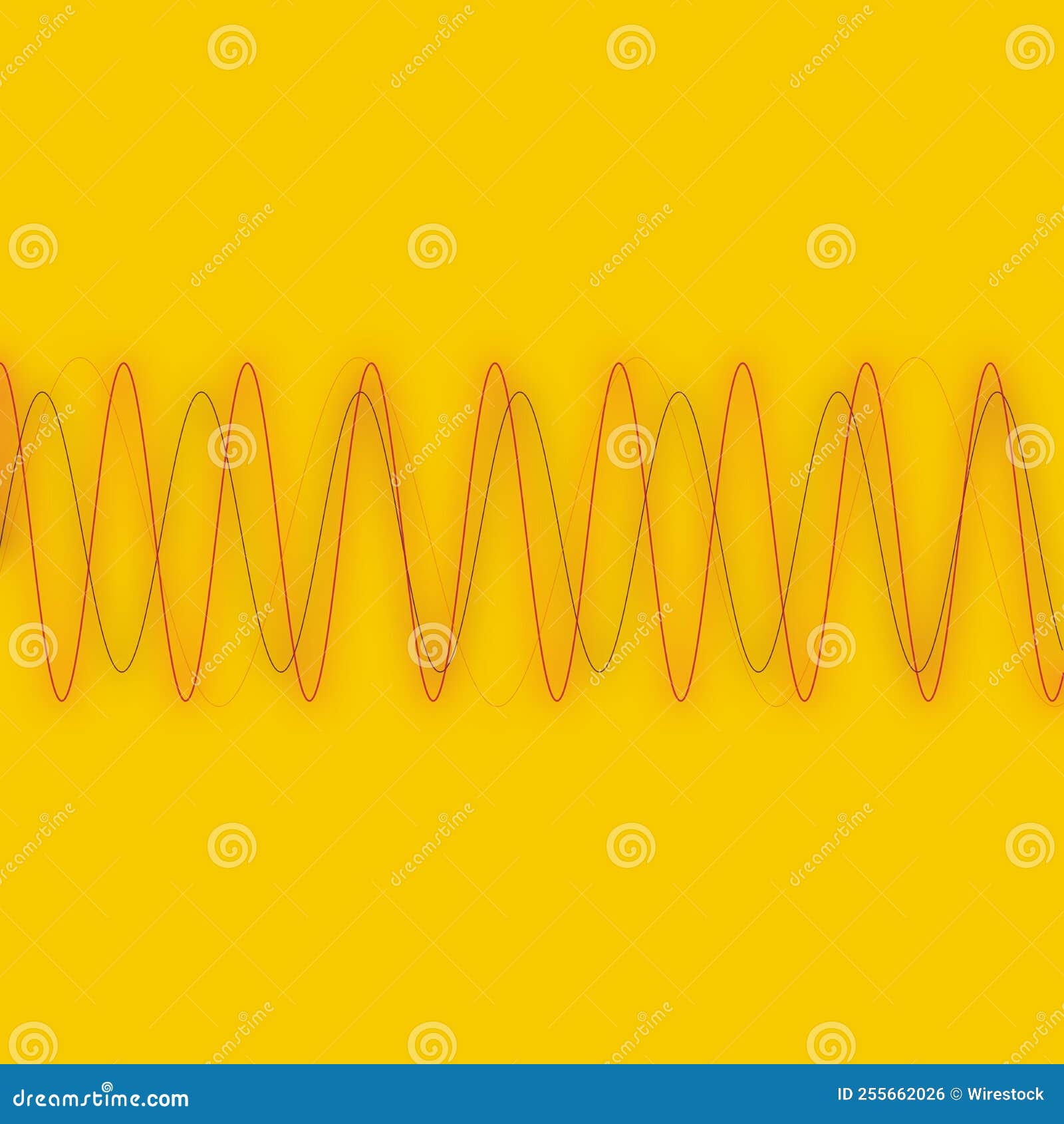 Smooth Sine Wave Pattern Background Vector Illustration | CartoonDealer ...