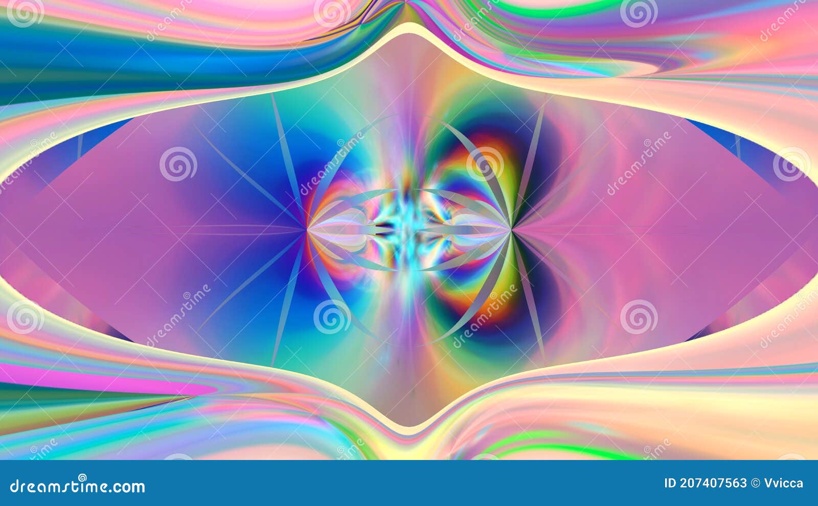 Abstract Pink Iridescent Background Stock Illustration - Illustration ...