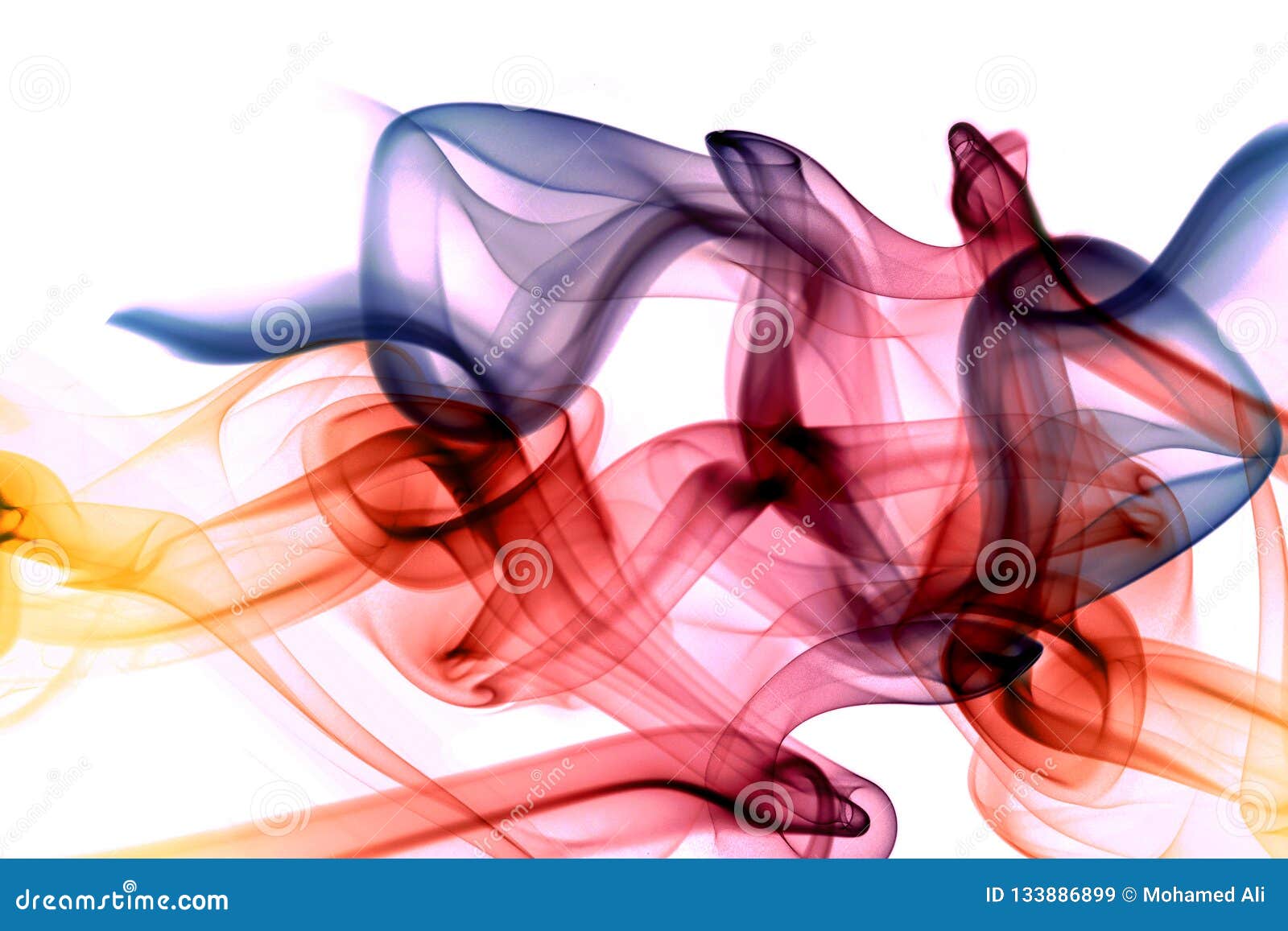 Abstract Artistic Colorful Soft And Smooth Smoke Effect Background ...