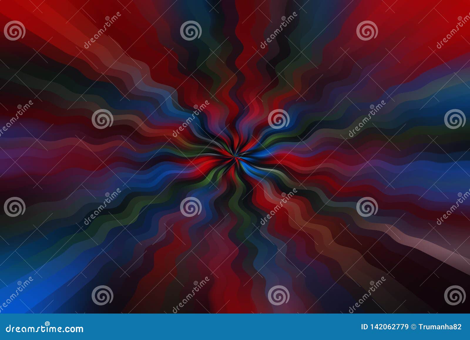 Abstract Multicolored Zigzag Stripes with Zoom Effect Stock ...