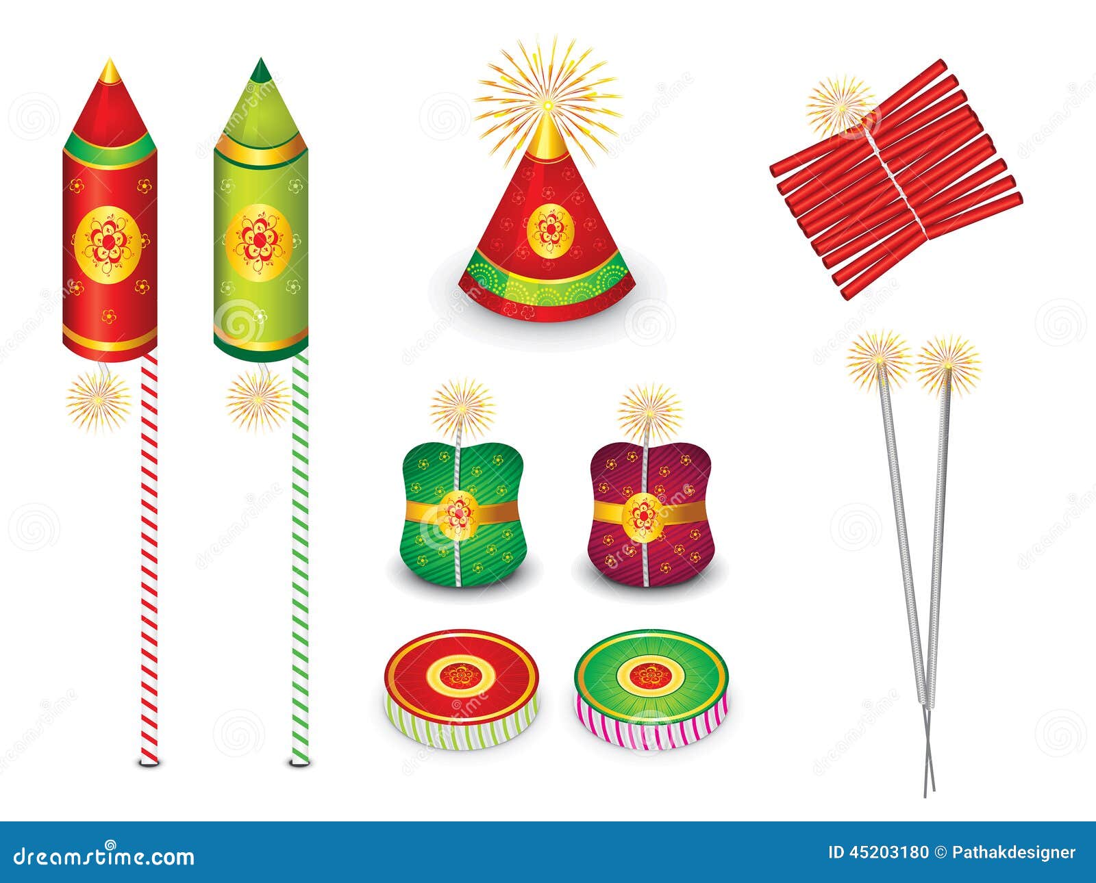 Abstract Multiple Crackers Background Stock Vector - Illustration of ...