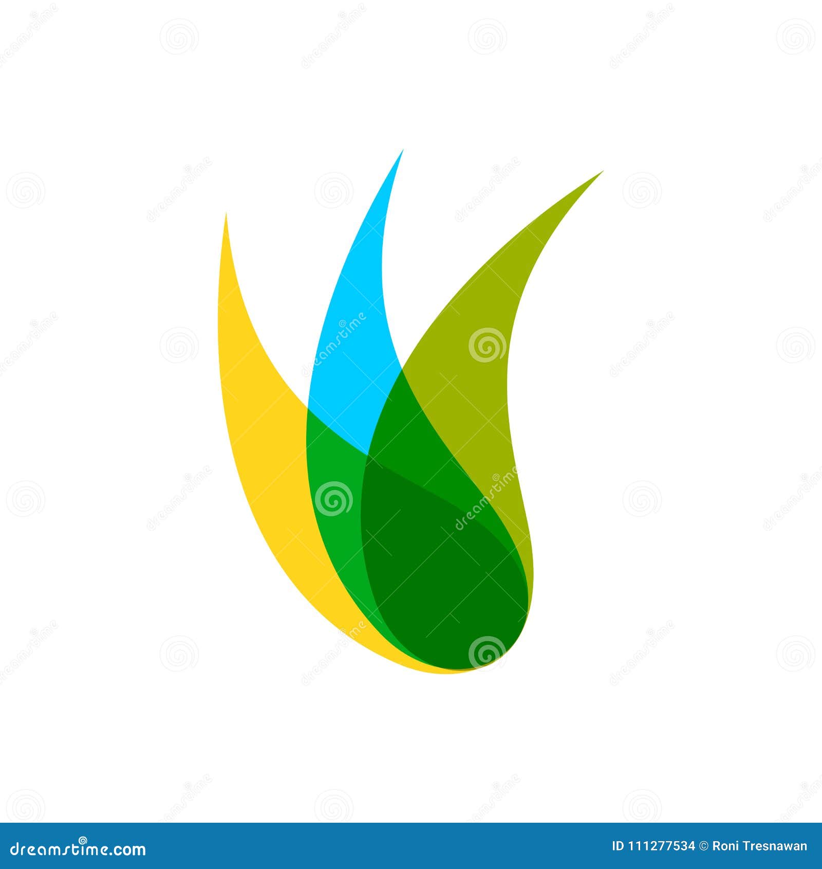 Abstract Multiply Nature Sheath Symbol Logo Design Stock Vector ...