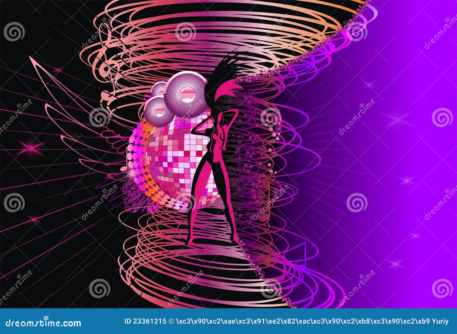 Abstract music background stock vector. Illustration of effect - 23361215
