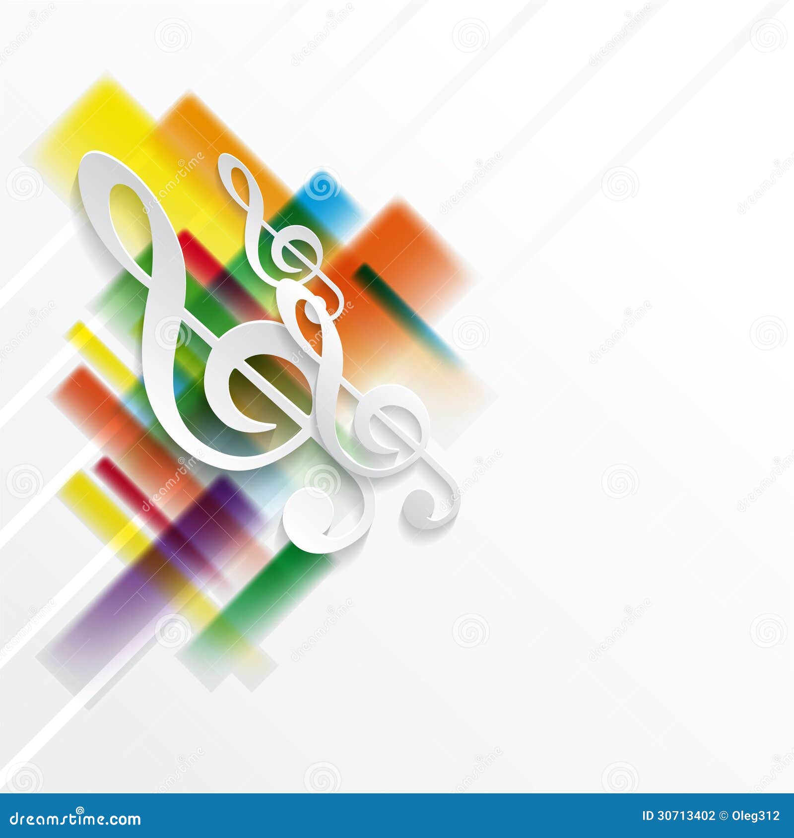 Abstract music background stock vector. Illustration of modern - 30713402