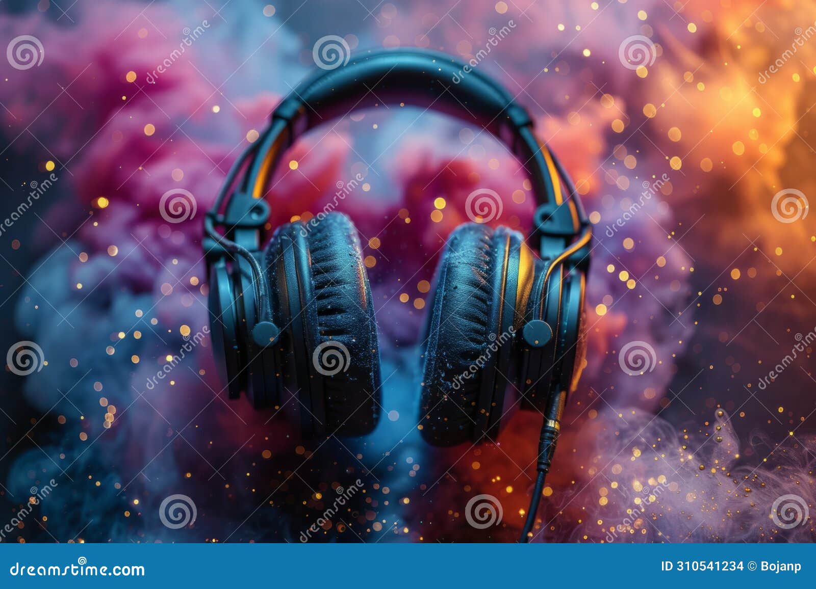 Abstract Music Background with Energetic Vibes. AI Generated Stock ...