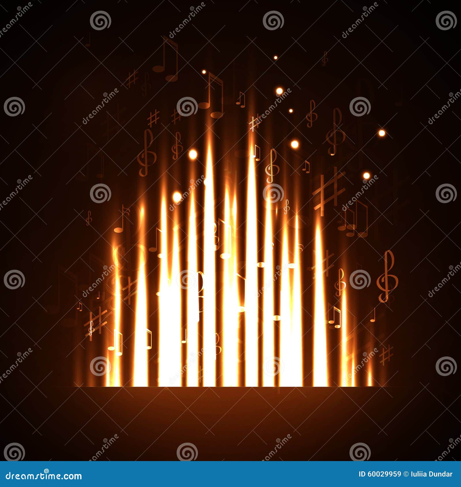 Abstract music background stock illustration. Illustration of curve ...