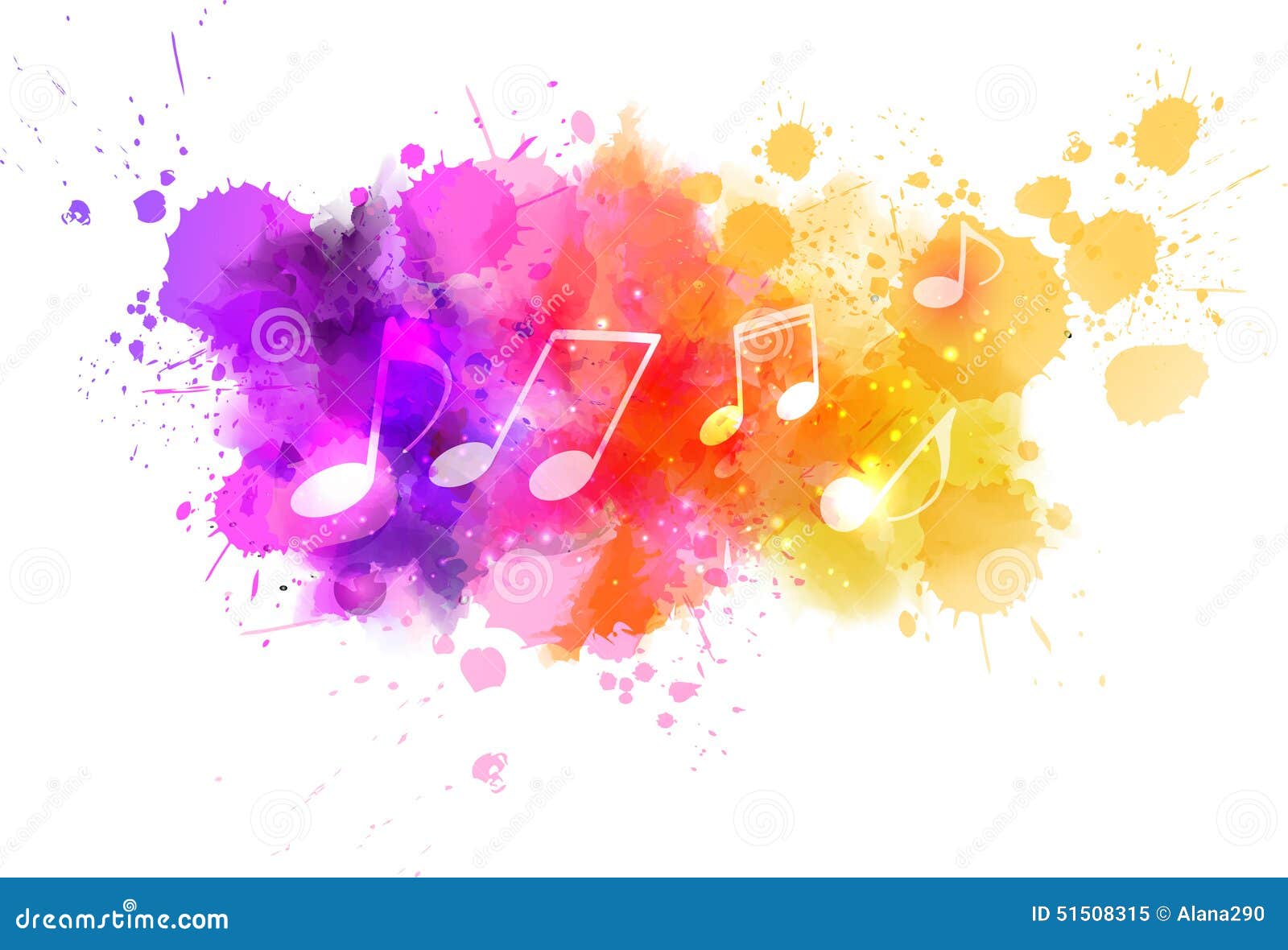 Abstract music background stock vector. Illustration of color - 51508315