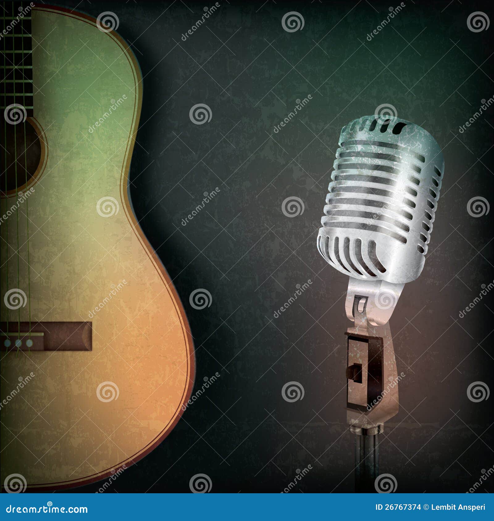 Abstract Music Background Retro Microphone Stock Illustrations – 3,568 ...