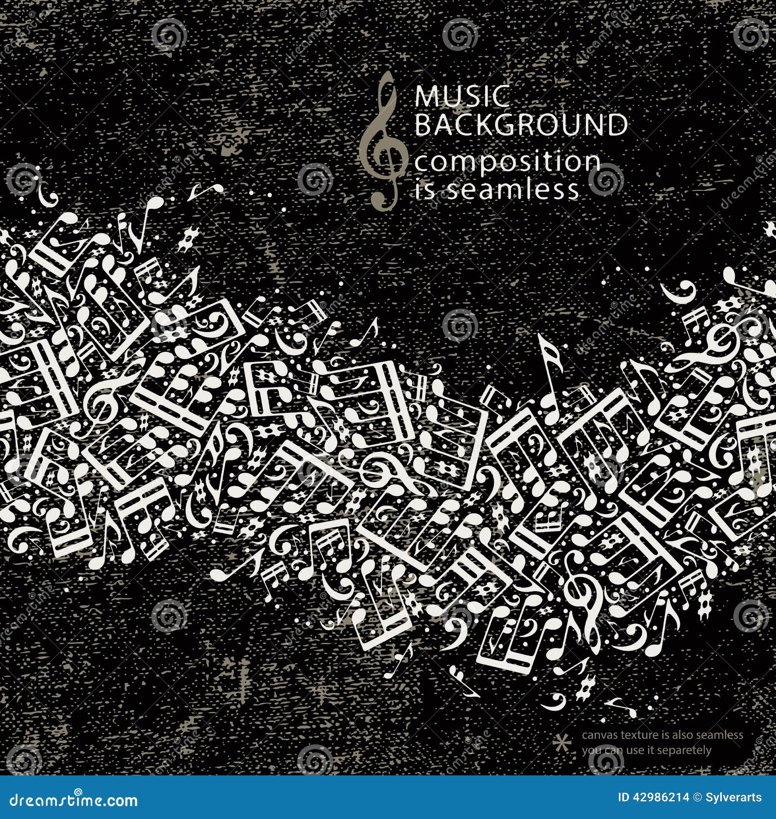 Abstract Music Background. Seamless Texture With Musical Instruments ...