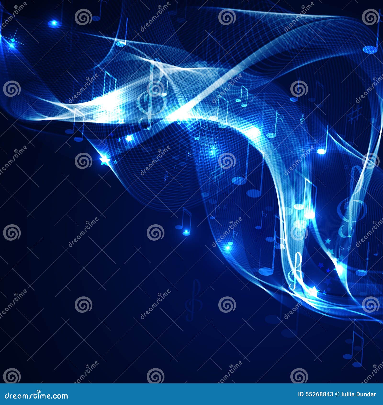 Abstract music background stock illustration. Illustration of creative ...