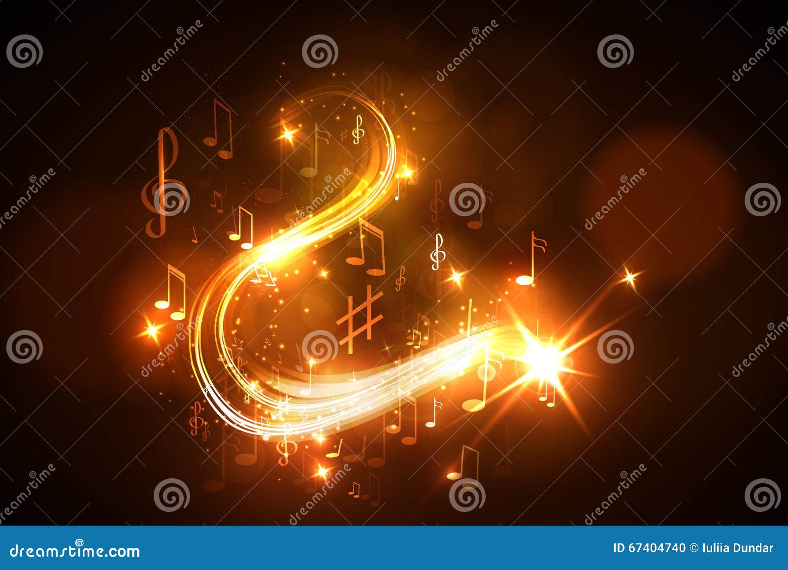 Abstract music background stock illustration. Illustration of concert ...