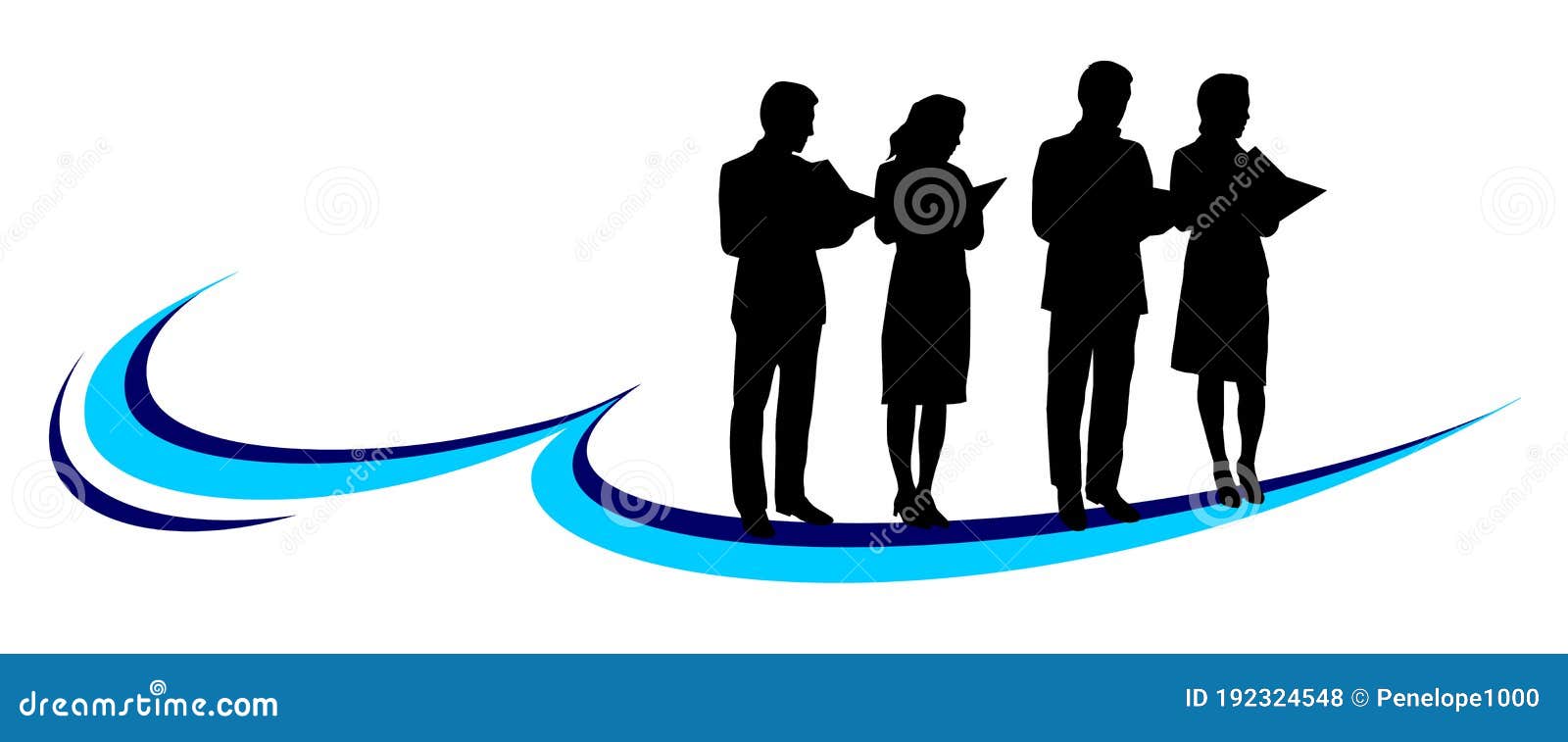 Abstract Music Choir Logo Design in Vector Quality. Stock Vector ...