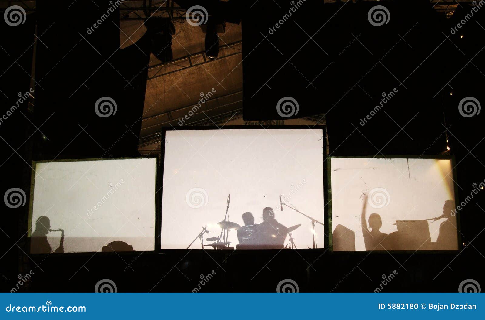 Abstract music concert stock photo. Image of screens, percussionist ...