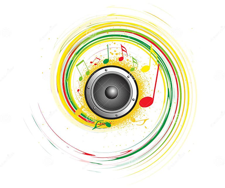 Abstract Music Creative Design Stock Vector - Illustration of swiral ...