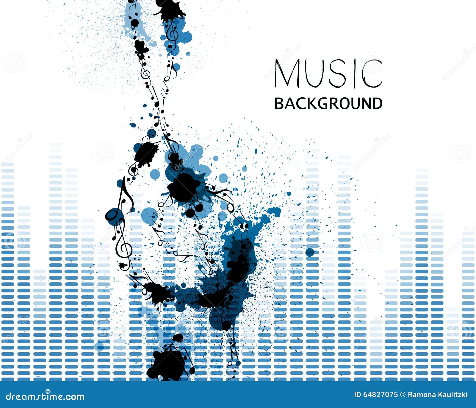 Abstract Music Design stock illustration. Illustration of classical ...