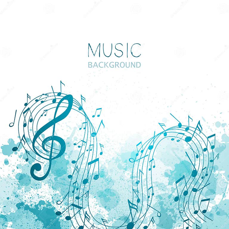 Abstract Music Design stock illustration. Illustration of creative ...