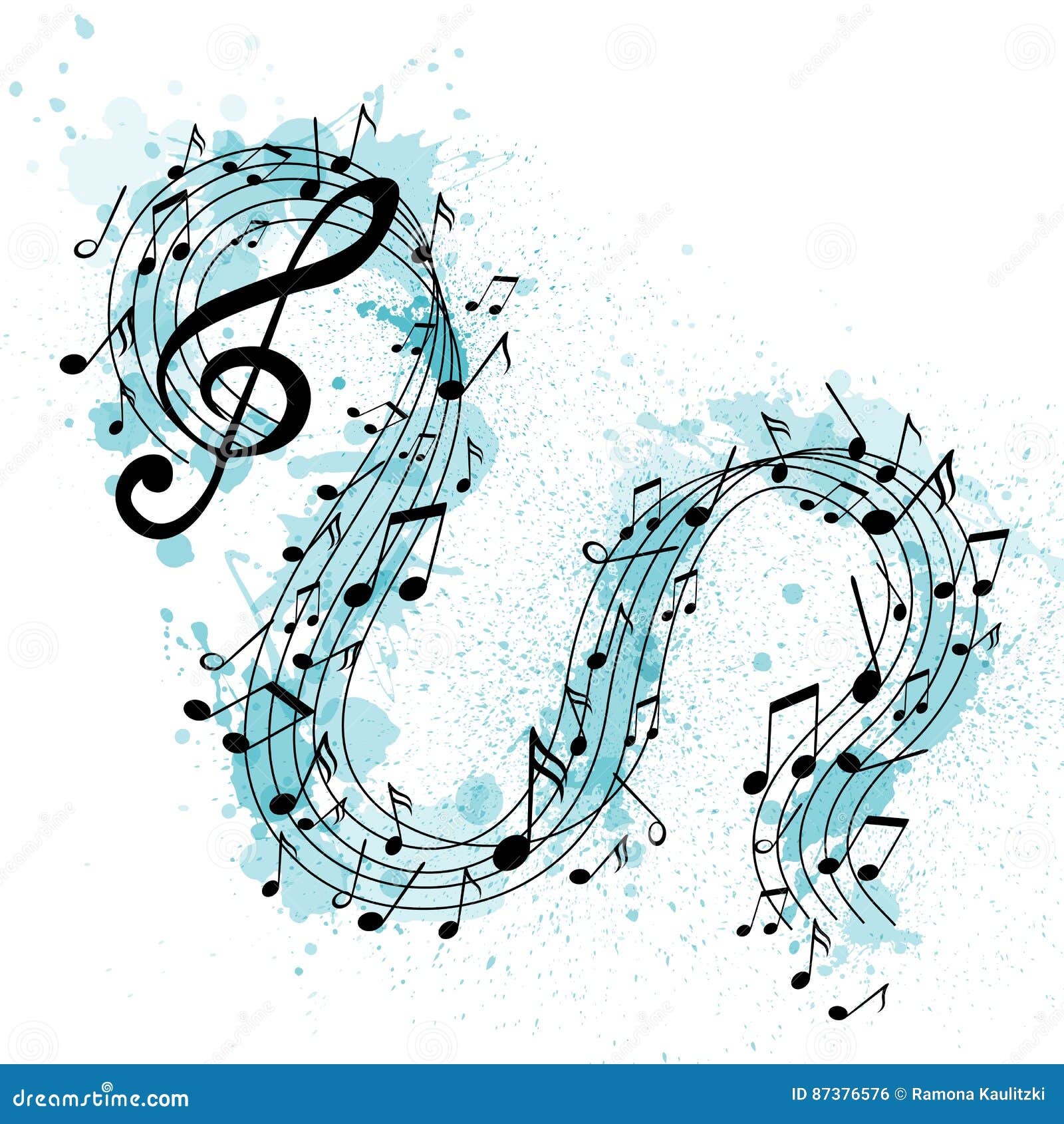 Abstract Music Design stock illustration. Illustration of graphic ...