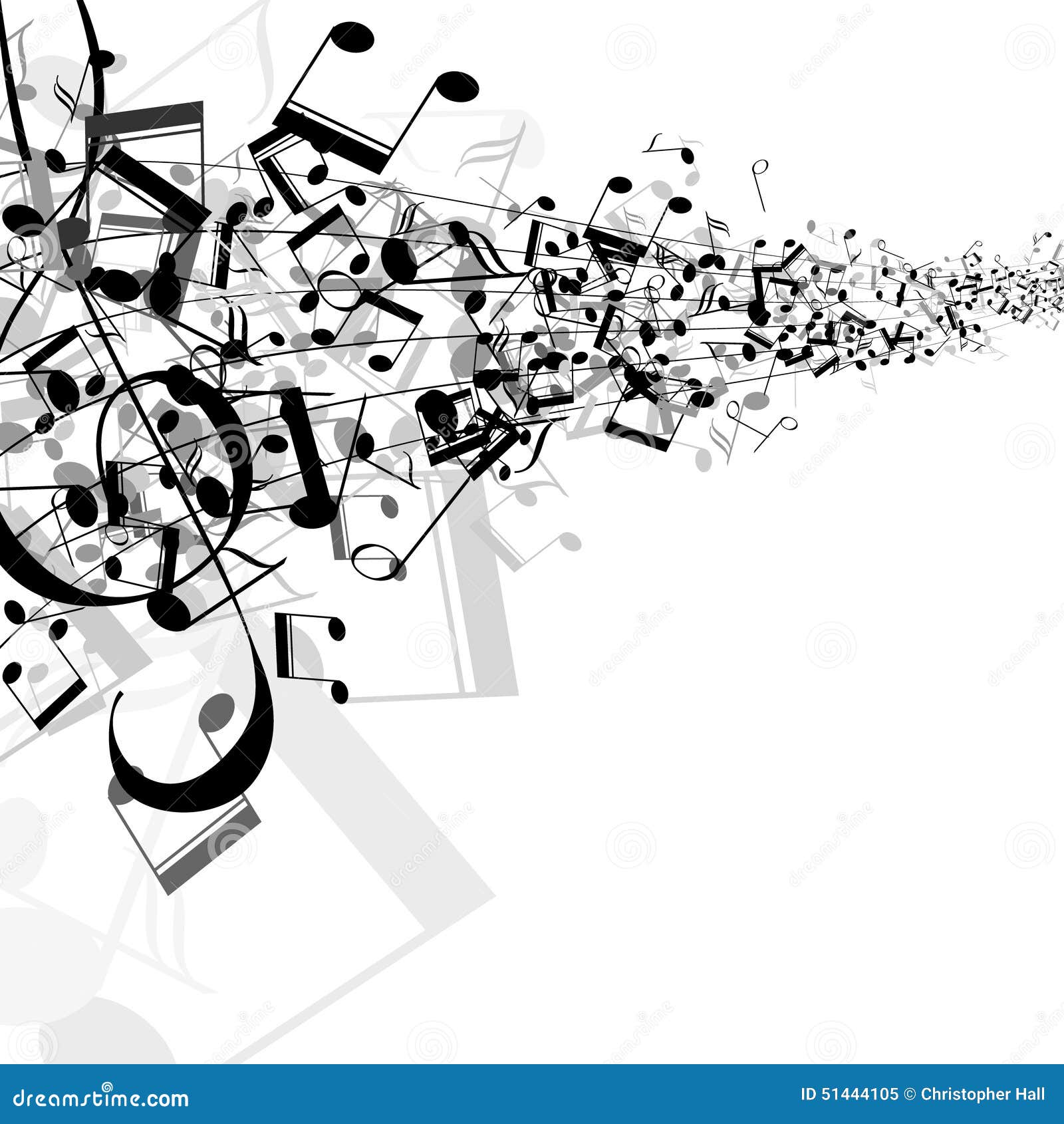 Abstract Music Design for Use As a Background Stock Vector ...
