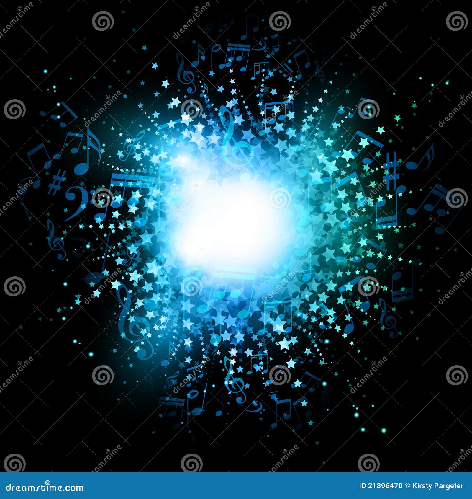 Abstract Music Notes Background Stock Vector - Illustration of ...