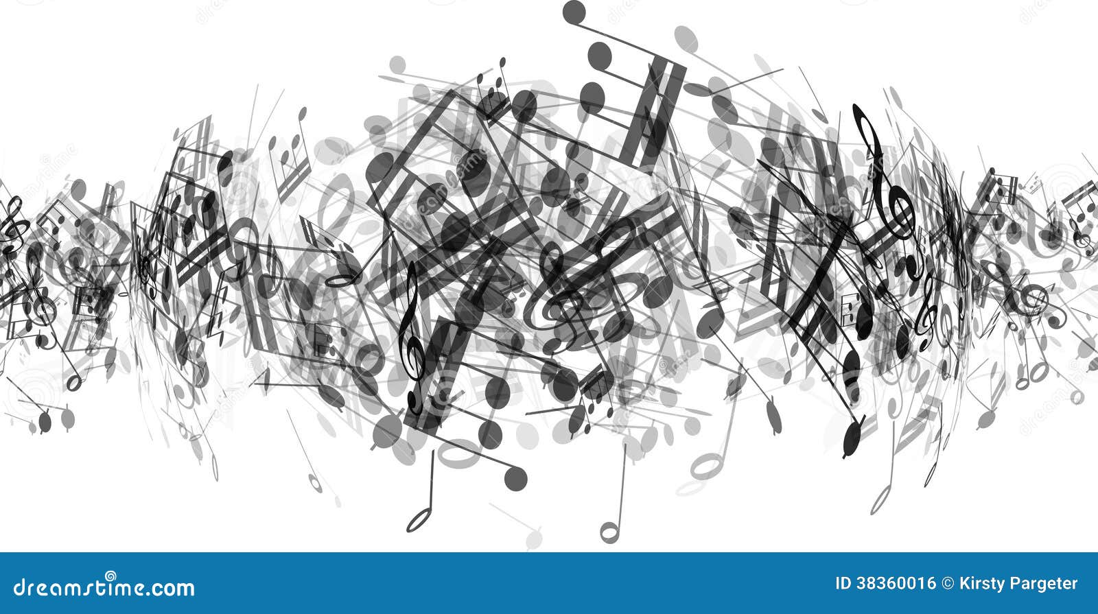 Abstract Music Notes Background Stock Vector - Illustration of staff ...