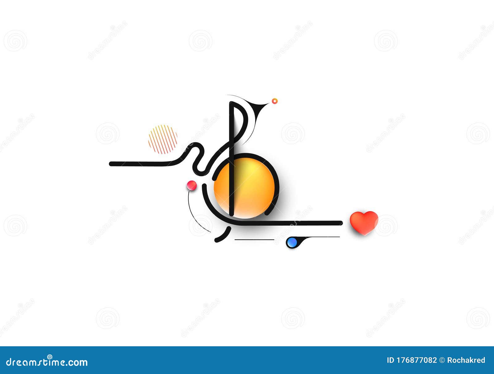 Abstract Music Notes Banner Design Stock Vector - Illustration of note ...