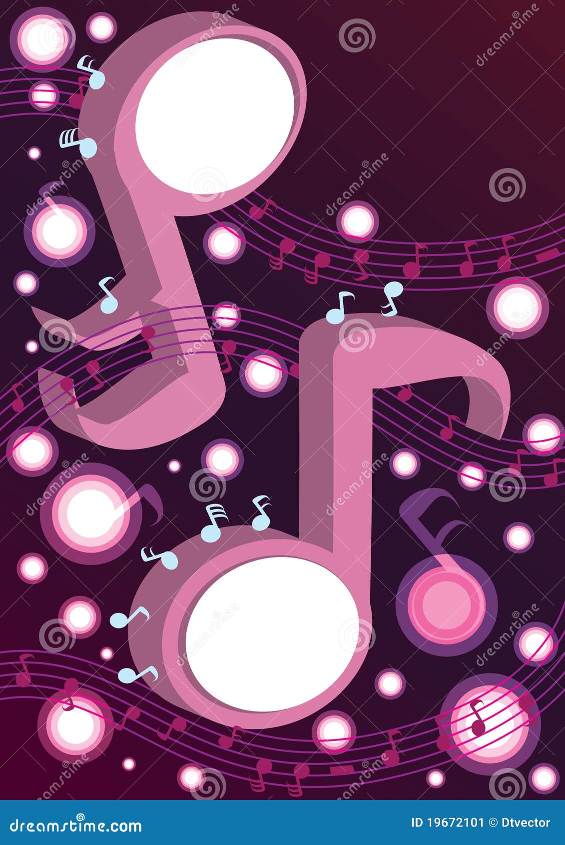 Abstract Music Notes Dancing_eps Stock Vector - Illustration of graphic ...