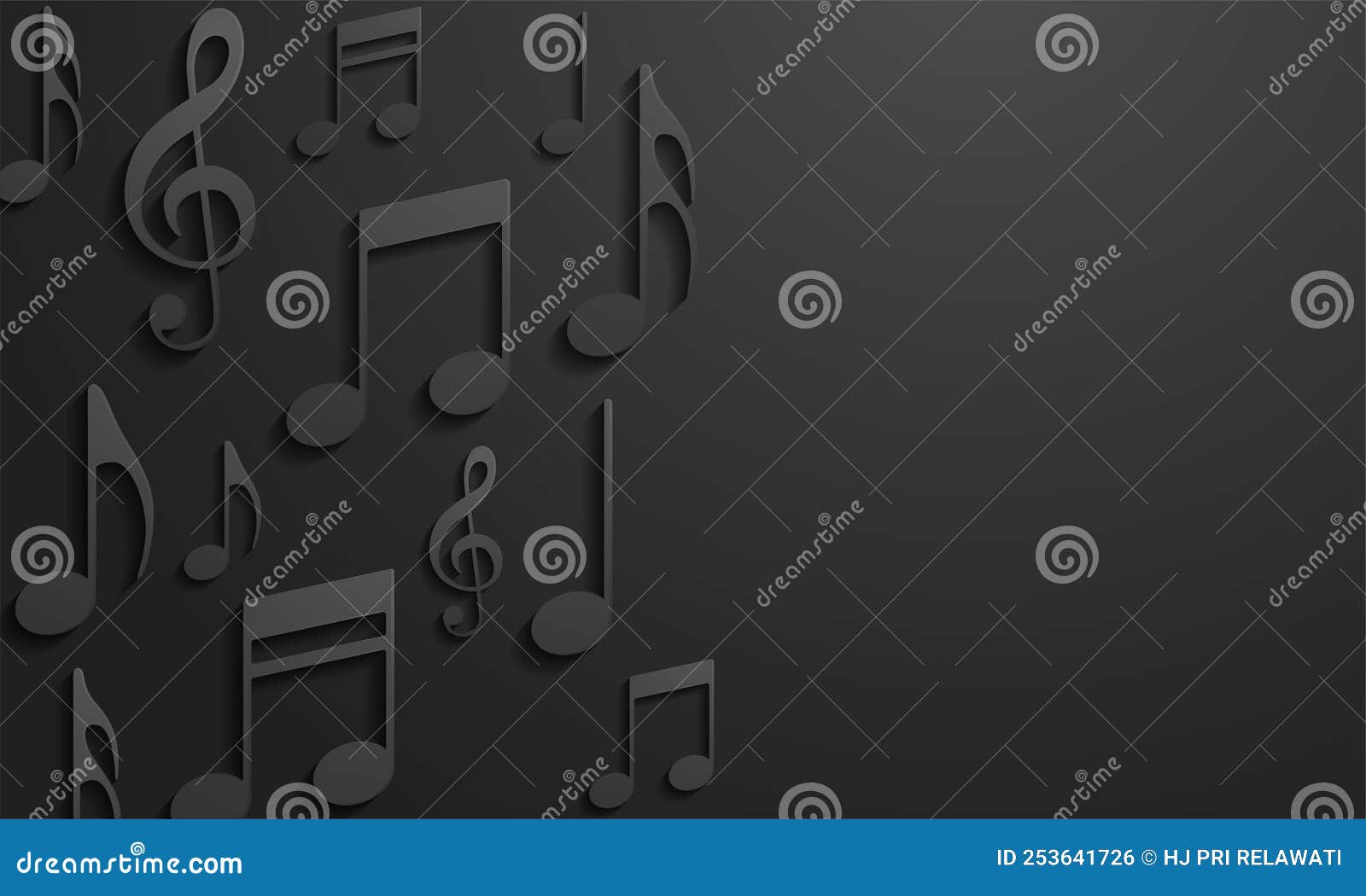 Abstract Music Notes Design for Music Background Stock Vector ...