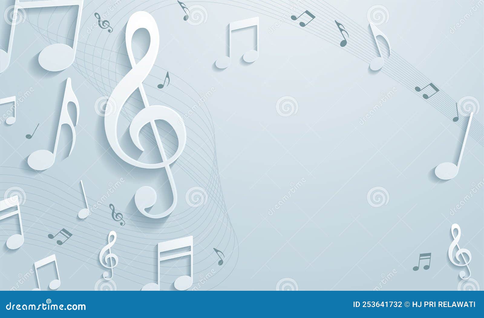 Abstract Music Notes Design for Music Background Stock Vector ...
