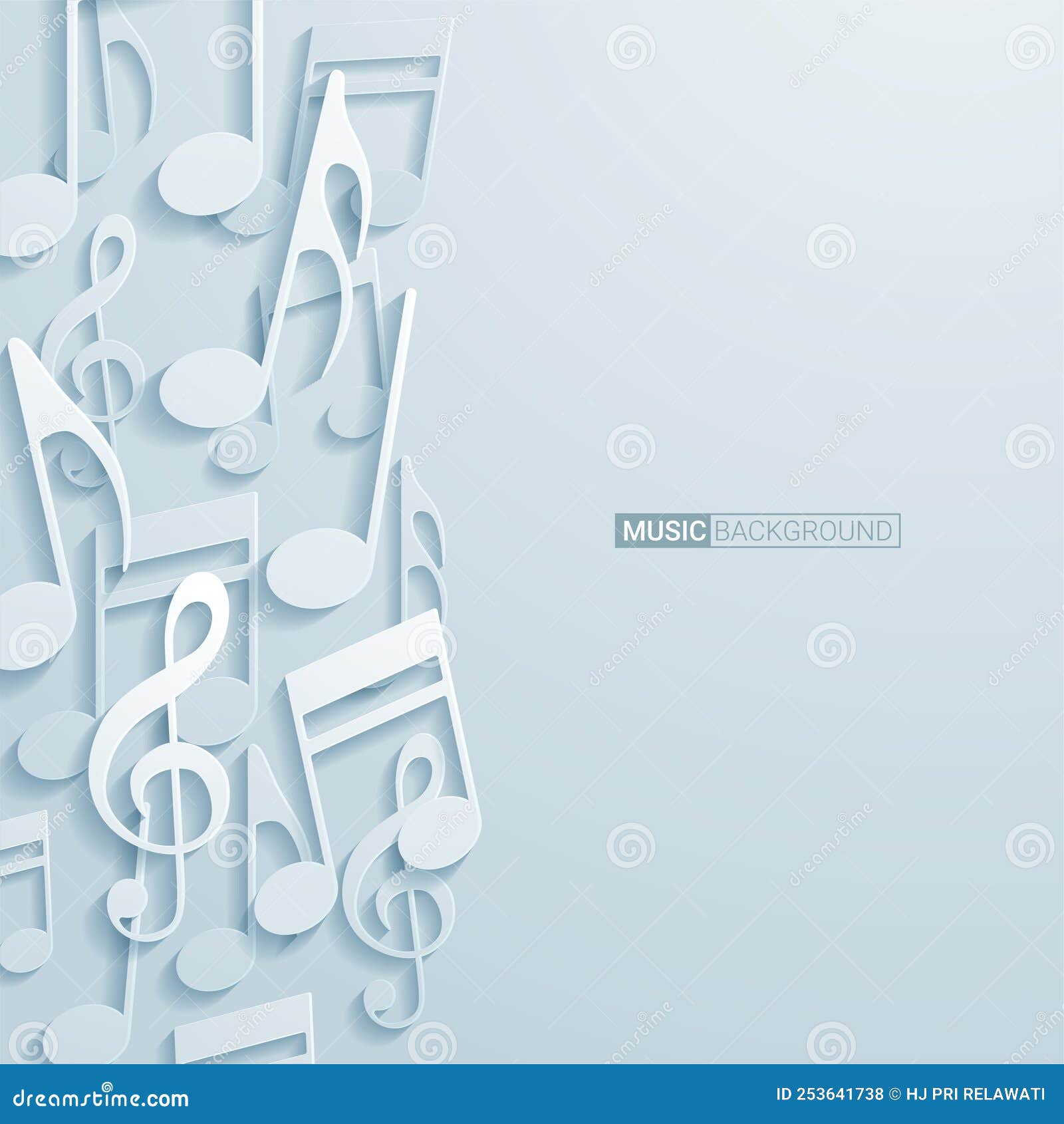 Abstract Music Notes Design for Music Background Stock Vector ...
