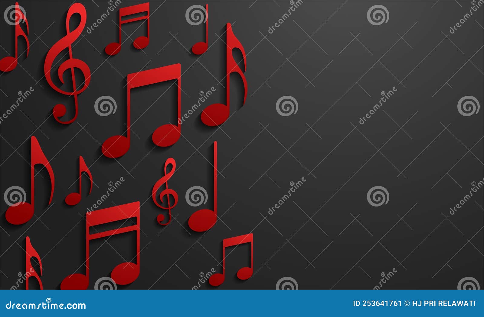 Abstract Music Notes Design for Music Background Stock Vector ...