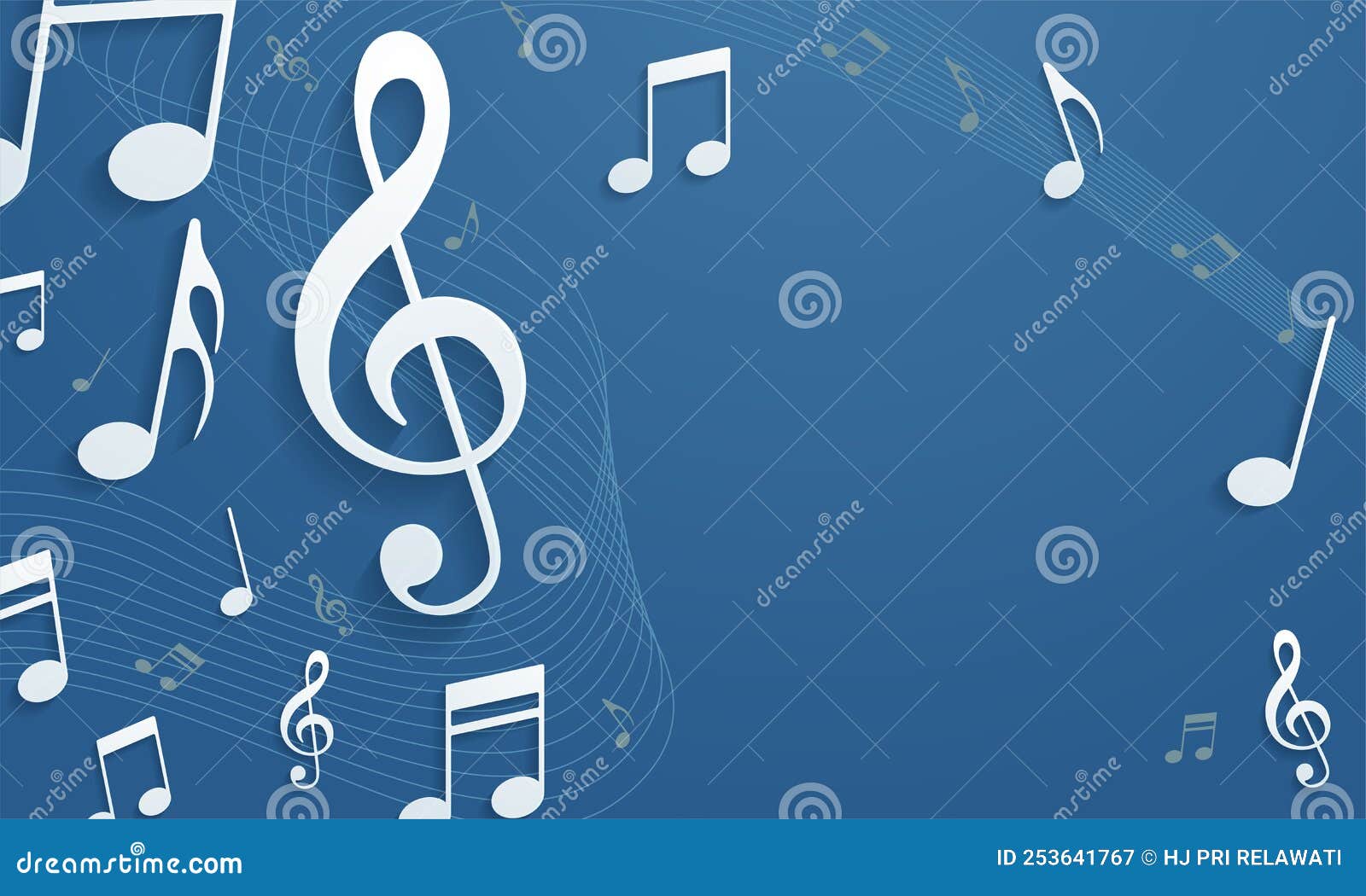 Abstract Music Notes Design for Music Background Stock Vector ...