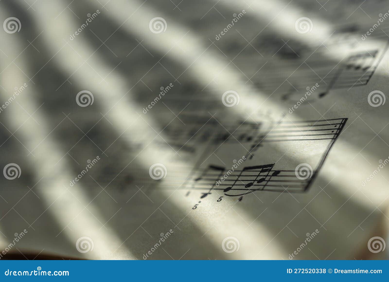 Abstract music sheet stock photo. Image of light, nature - 272520338