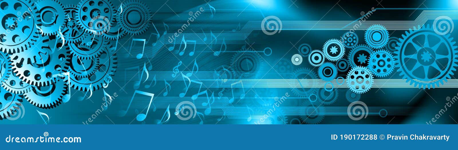 Abstract Music Technology Background Hi-tech Communication Concept ...