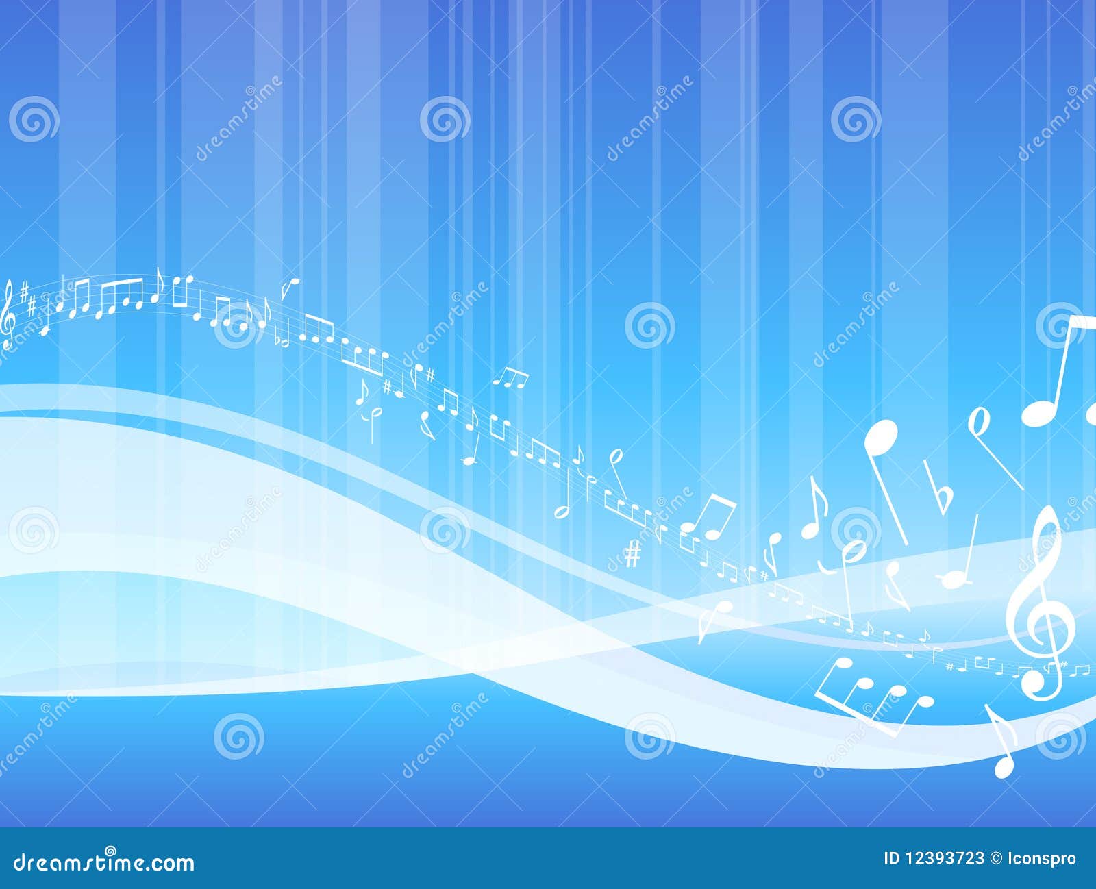 Abstract Musical Background Stock Illustration - Illustration of ...