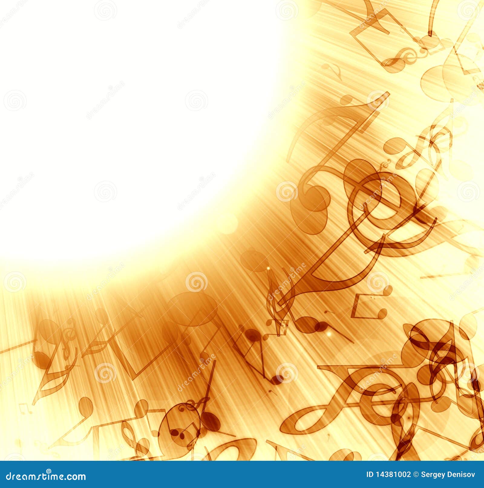 Abstract Musical Background Stock Illustration - Illustration of ...