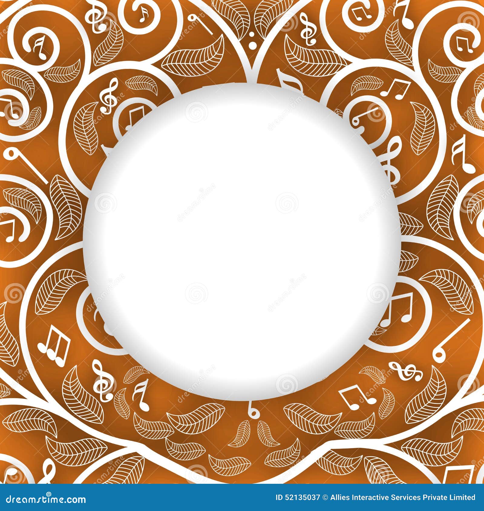 Abstract Musical Background. Stock Illustration - Illustration of ...