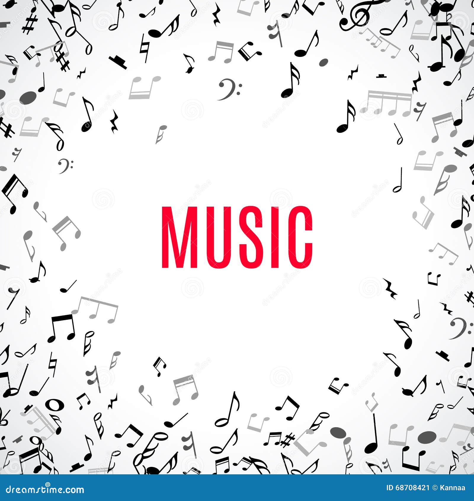 Musical Frame With Guitars, Piano Keys, Roses, Graphic Vector Black And ...