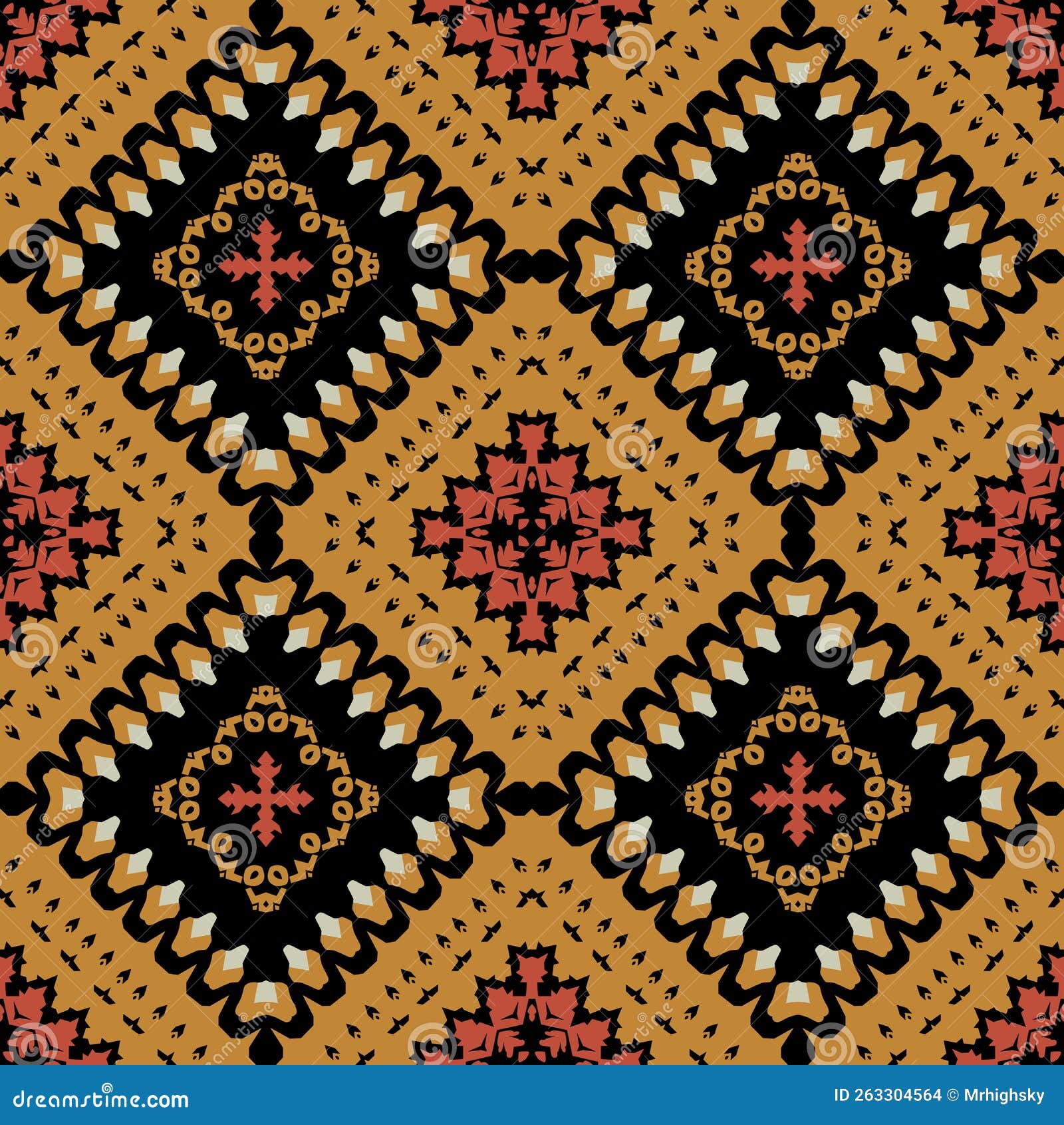 Abstract Mustard Color Autumn Season Pattern Stock Vector ...