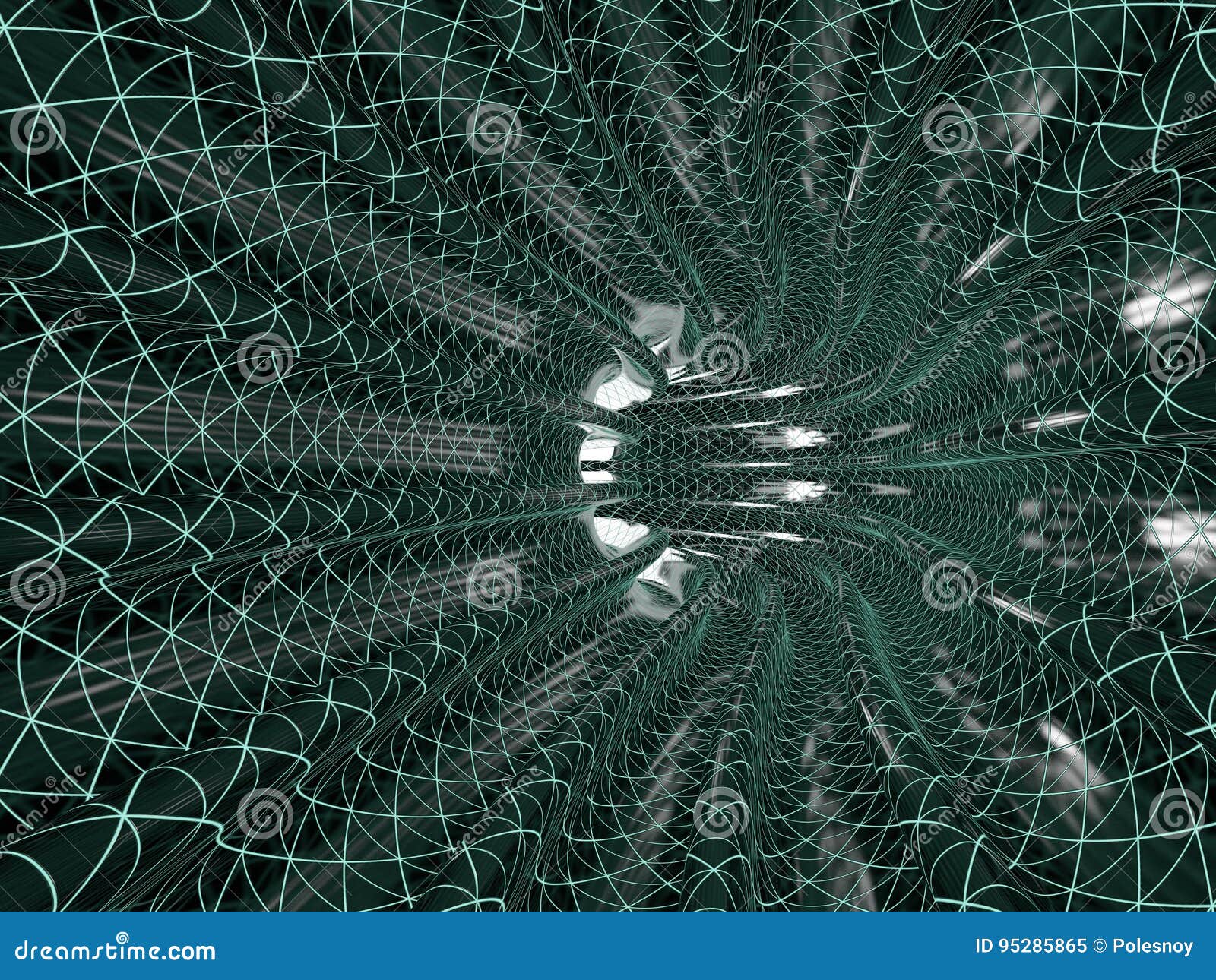 Abstract Mysterious Vortex. 3D Stock Illustration - Illustration of ...