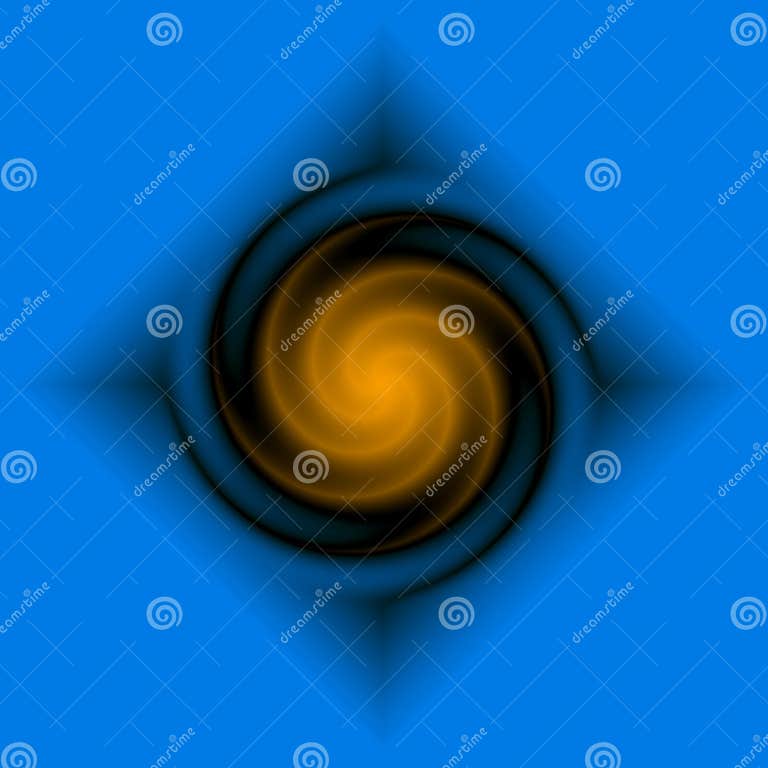 Abstract Mysterious Vortex stock illustration. Illustration of endless ...