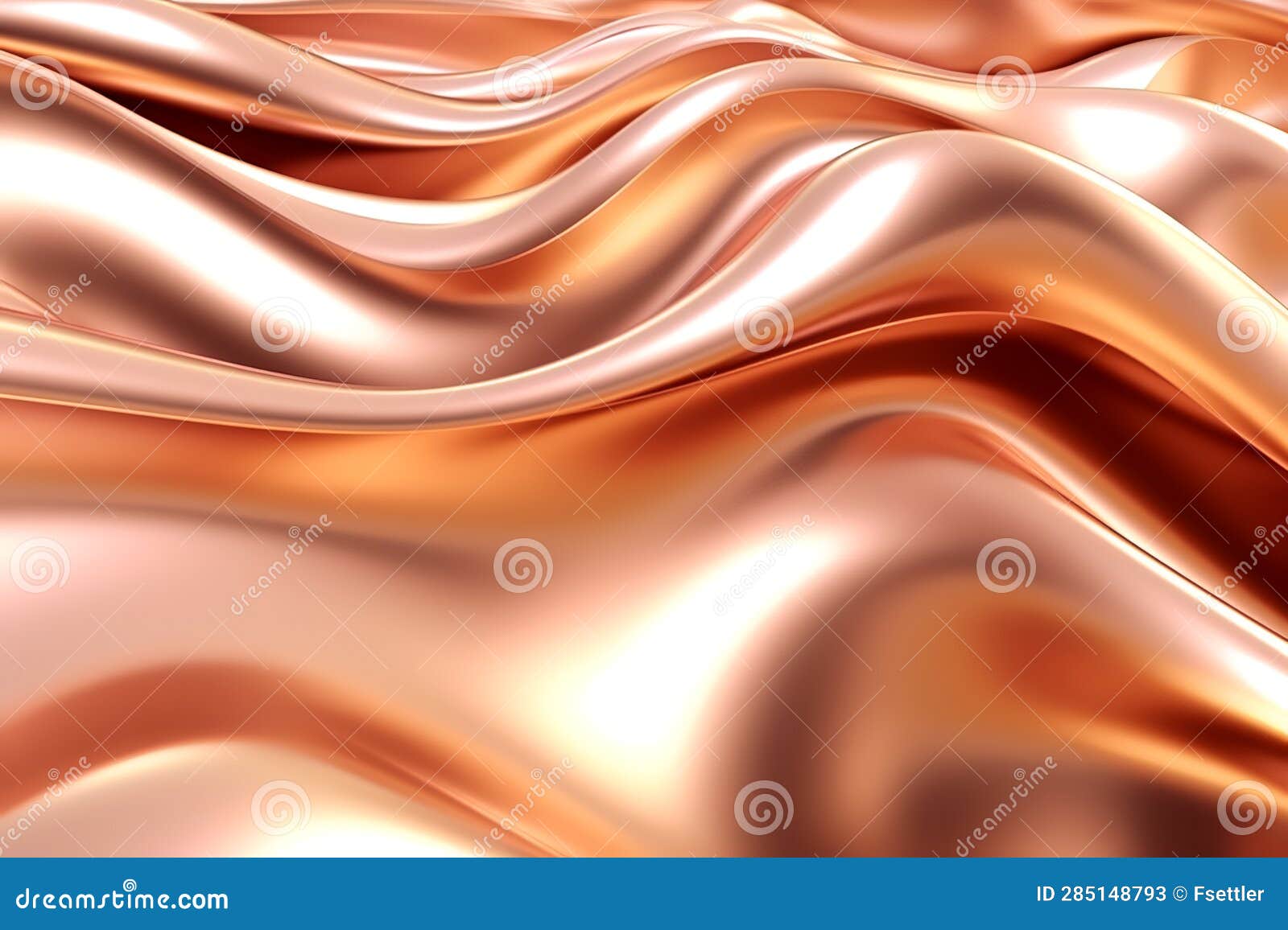 Abstract Mysterious Wavy Fantastic Beautiful Background With Smooth Curves Stock Illustration