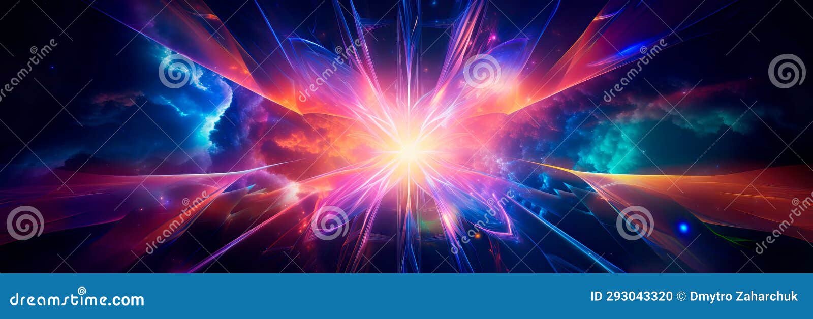 Abstract a Mystical Portal Where Starlight is Used To Access Different ...