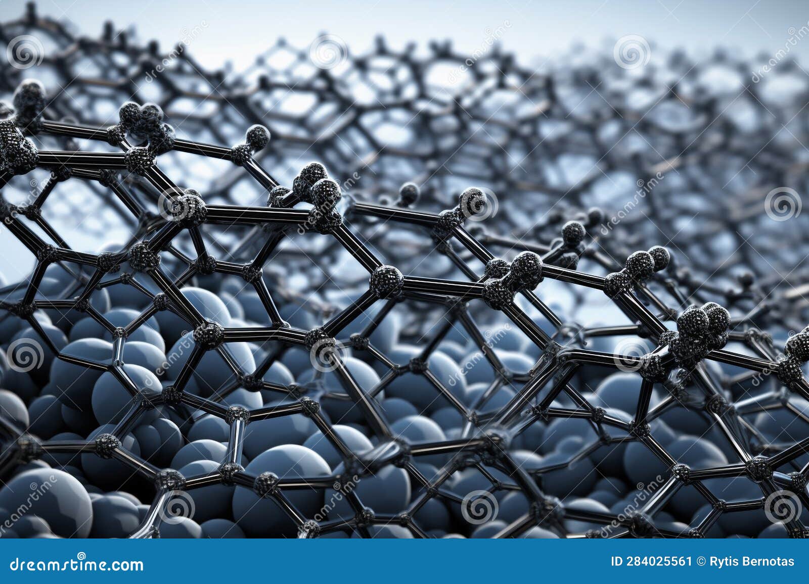 Abstract Nanomaterial Background Surface. Generative AI Stock ...