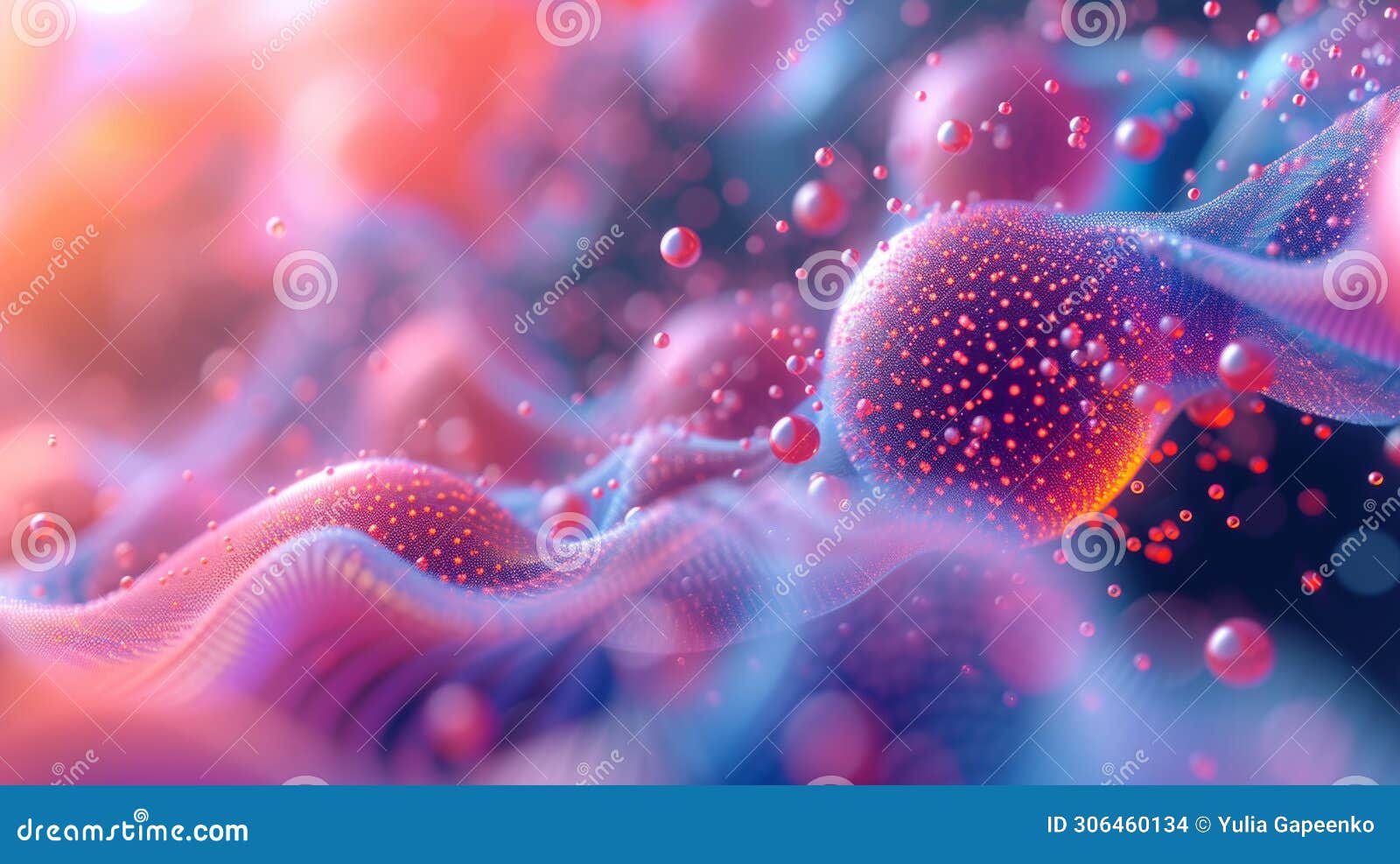 Abstract Nanotechnology-inspired Visuals with Microscopic Details Stock ...
