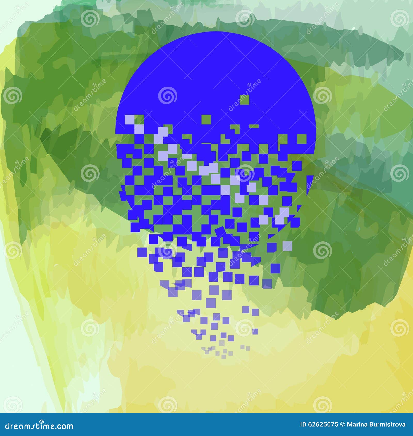 Abstract National Flag of Brazil Stock Vector - Illustration of power ...